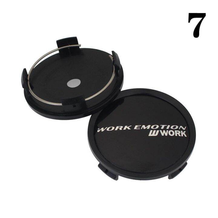 4pcs JDM Car Racing 74MM/69MM Wheel Center Cap WORK EMOTION Logo ...