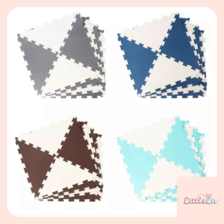 Rubber mat playmat 60x60 4IN1 foam soft puzzle mat baby activity gym ...