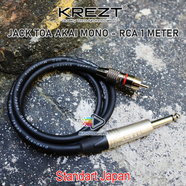 Jack RCA To Akai Mono Merk Krezt Jek Mixer Ke Speaker Aktif Jack Toa 6. ...