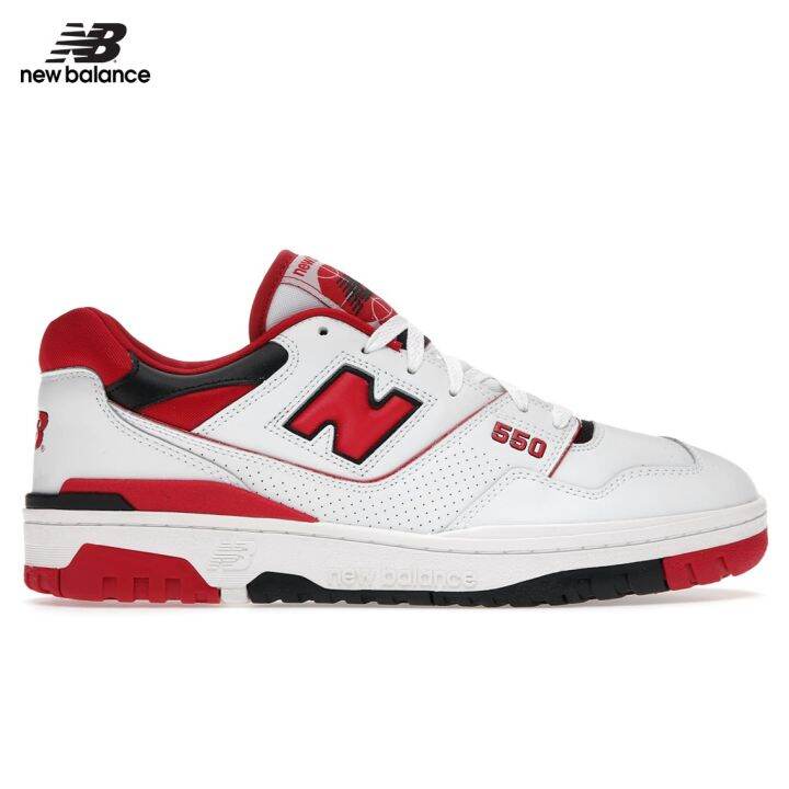NB NEW BALANCE MENS 550 WHITE/RED รหัส : BB550SE1 รองเท้าลำลอง รุ่นท็อป ...