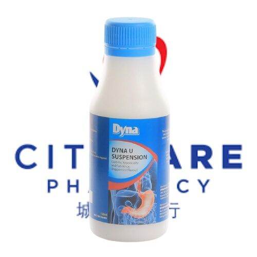 Dyna U Suspension (Peppermint Flavour) 120ml | Ubat Gastrik | Kembung ...