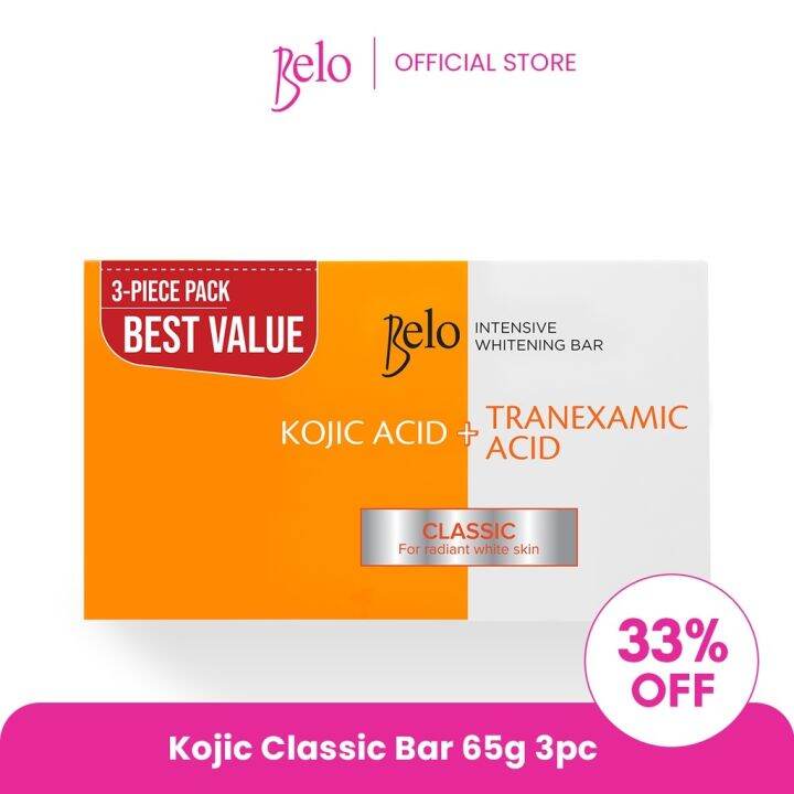 Belo Intensive Whitening Bar 65g 3-pc Pack | Lazada PH