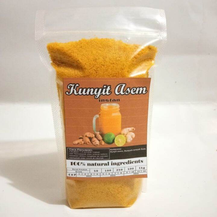 Kunir Asem / Kunyit Asam Instan / Turmeric and Tamarind drink/Bubuk ...