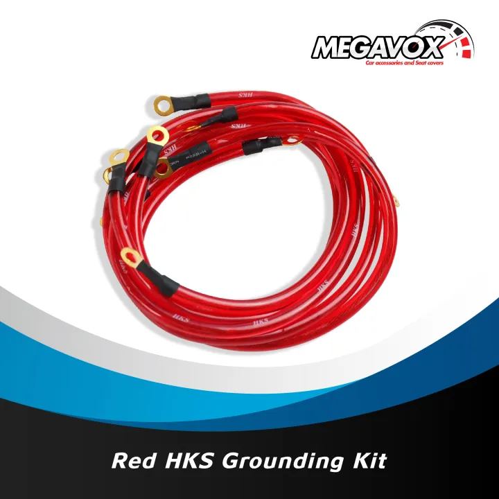 Red HKS Grounding Kit | Lazada PH