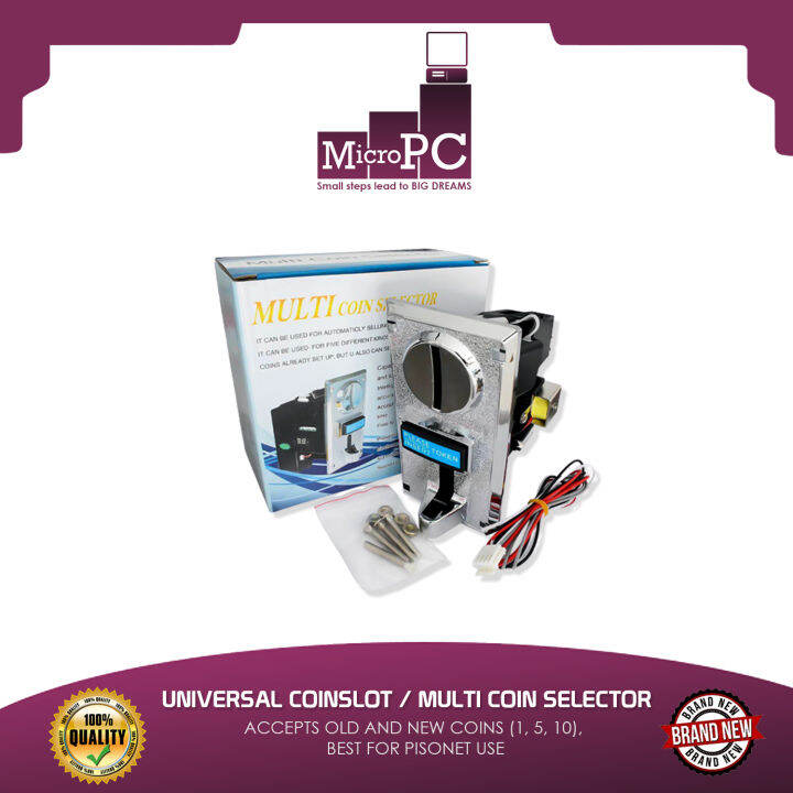 UNIVERSAL COINSLOT / MULTI COIN SELECTOR, ACCEPTS OLD AND NEW COINS (1 ...