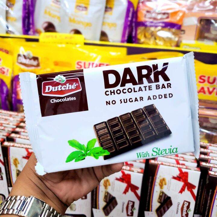 Dutche Dark Chocolate Bar With Stevia | 100g | Lazada PH