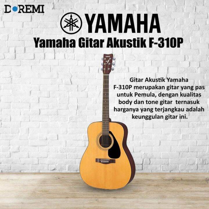 Yamaha Gitar Akustik F310P / F 310 P / F-310P (Pitchpipe) Natural ...