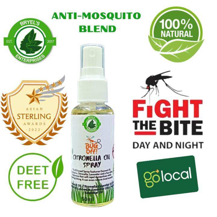 BRYELS CARE Citronella Oil Spray bug Off 50ML CITRONELLA off this Oil ...