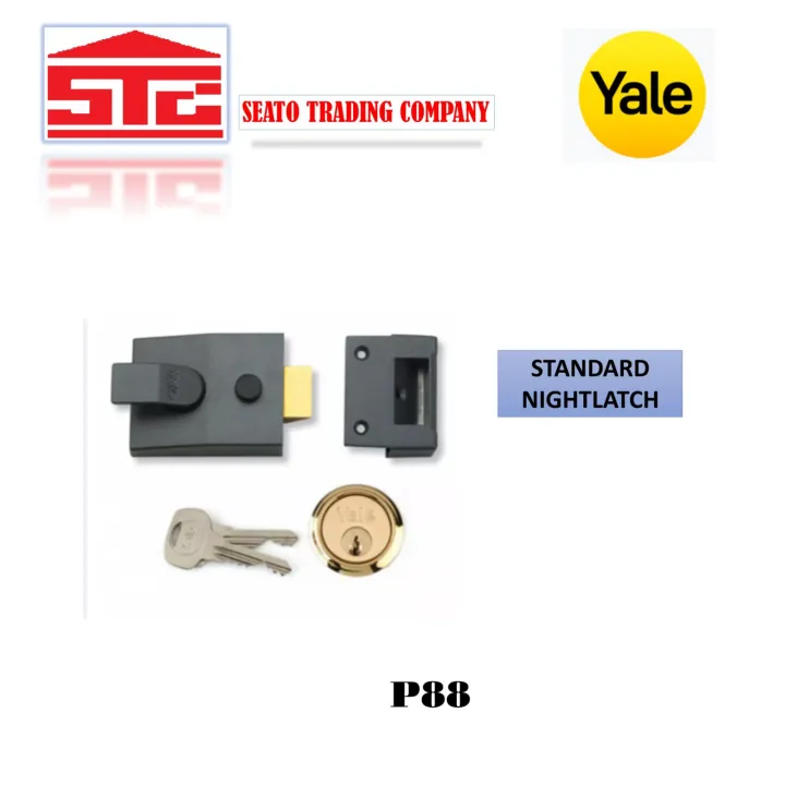YALE 3KEYS RIM LOCK CLAM PACK P88 | Lazada PH