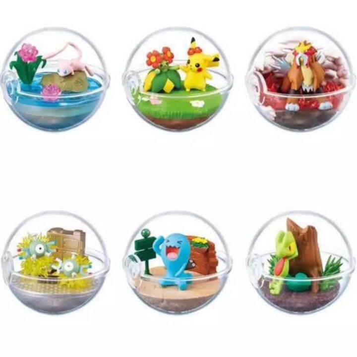 Pokemon Toy x 6 .โปเกมอน 6 Stks/set Pokeball Blind Box No.7 Mew ...