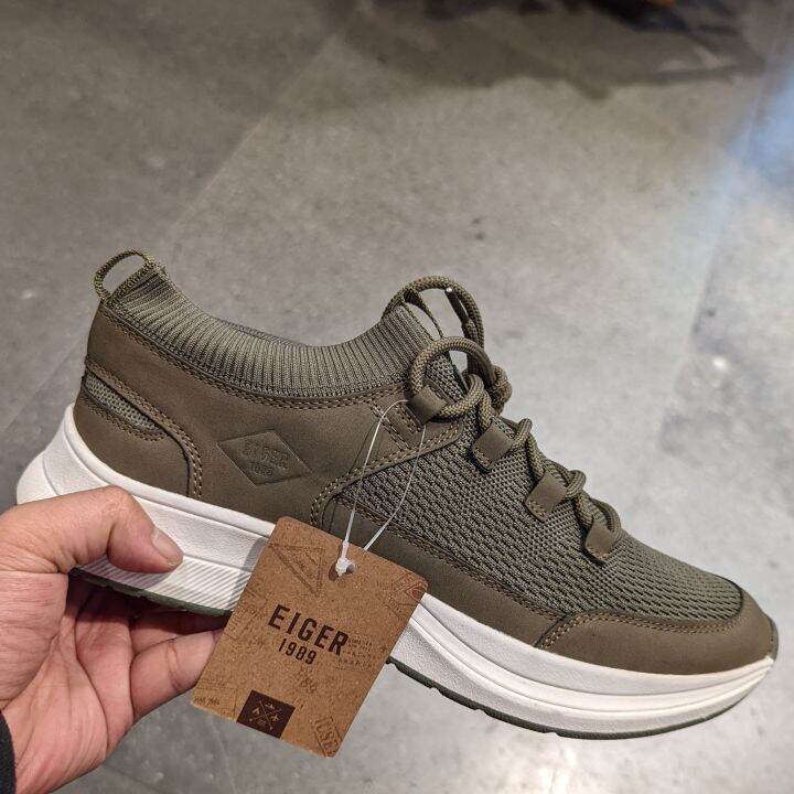 EIGER SEPATU PRIA KIGALI SHOES - OLIVE | Lazada Indonesia