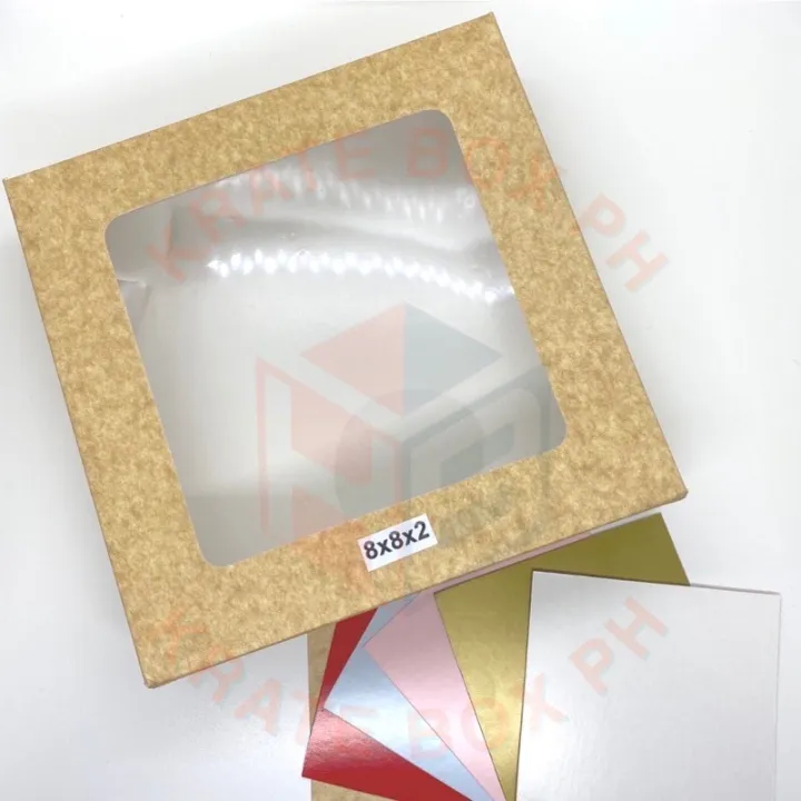 8x8x2 Preformed Pastry Box | Lazada PH