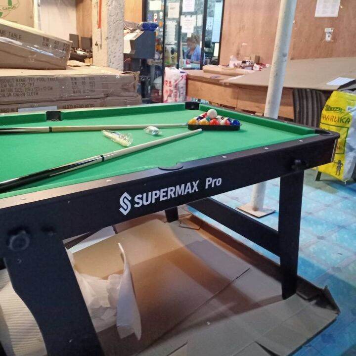 3X6 SUPERMAX PRO BILLIARD TABLE/WITH ACCESORIES INCLUDED | Lazada PH