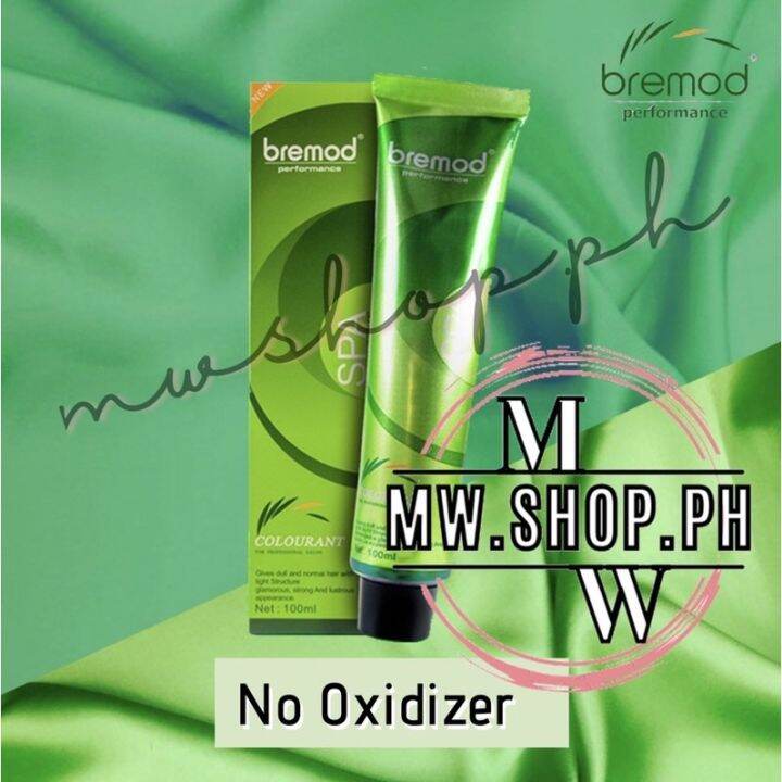 BREMOD Hair Color 9.01 METALLIC GRAY 100ml with OXIDIZING CREAM 100ml ...