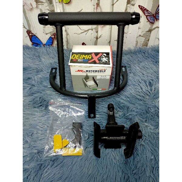 【Ready Stock】 NMAX V1 SET BRACKET FOR CP HOLDER MSM MOTOWORLD WALANG ...