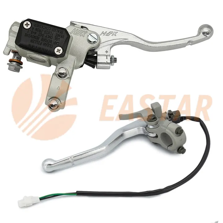 Motorcycle 7/8" 22mm Handlebars KTM Brake Master Cylinder Brake Clutch Lever For Honda CR CRF125 ...