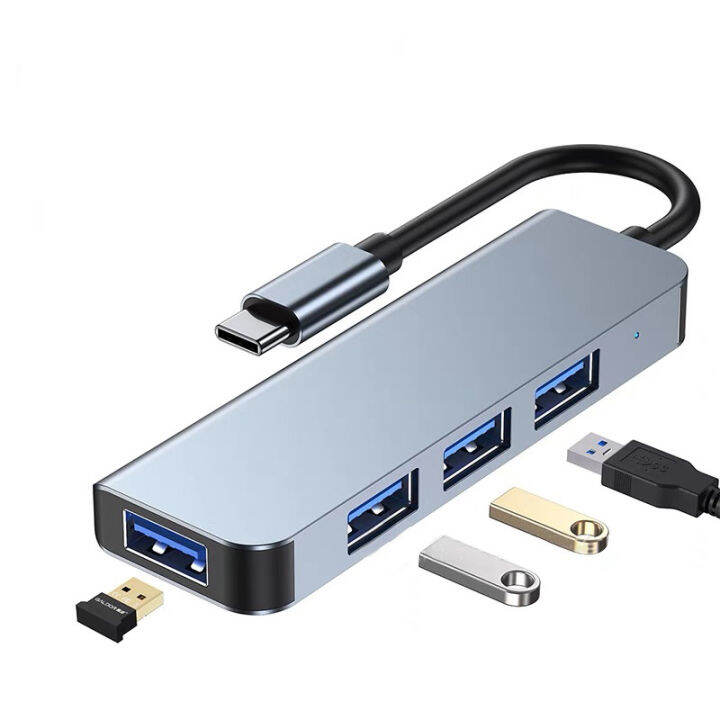 NEW type c USB 3.1 HUB 4port 3.0 สายยาว 12cm | Lazada.co.th