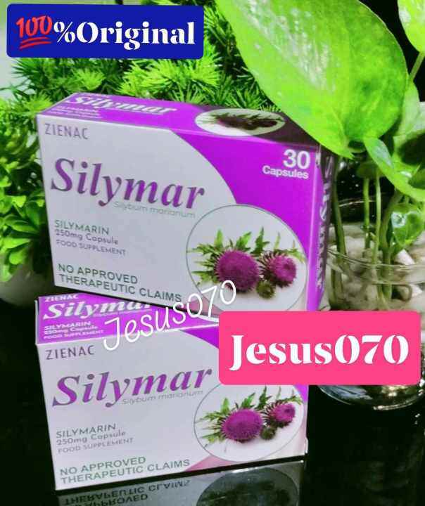 Zienac Silymar SILYMARIN 250mg 30 Capsules | Lazada PH