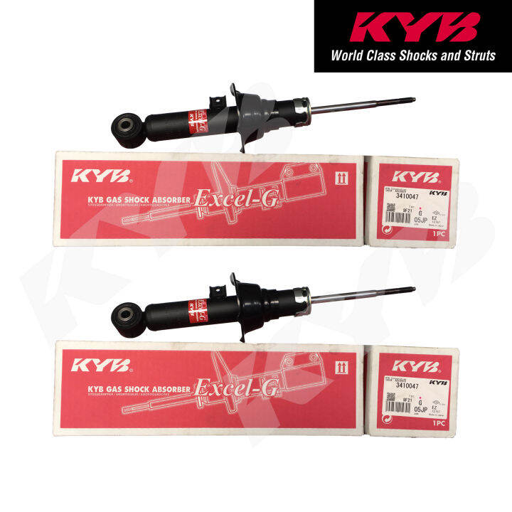 KYB 3410047 for Honda CR-V i-VTEC 2.0 and 2.4 2012 - 2017 Set of 2 Rear Shock Absorber KAYABA ...