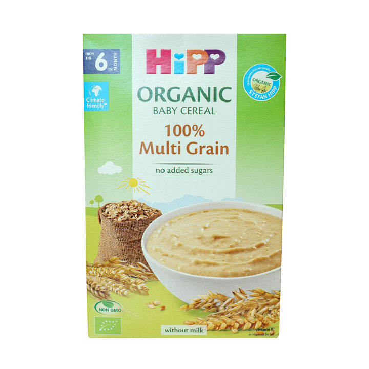 HiPP ORGANIC CEREAL 100% MULTIGRAIN (2x200G) Twinpac | Lazada Singapore