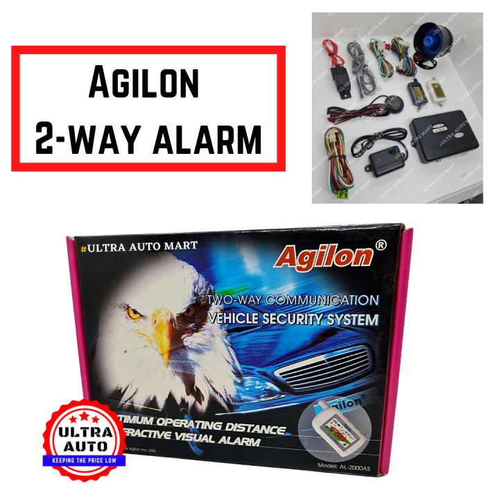 Agilon (2-Way Alarm System) Two-Way Security Vehicle Communication | Lazada
