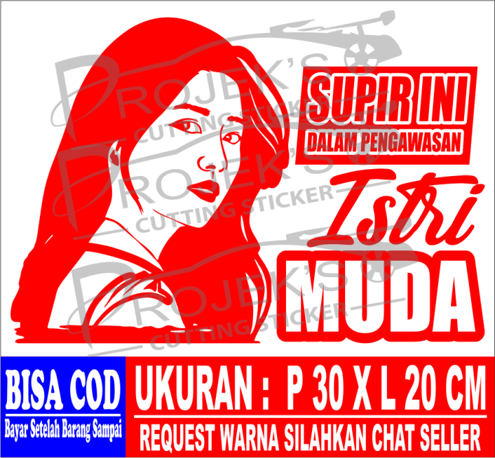 Cutting Sticker Stiker Mobil Variasi Kaca Bodi Samping Kata Kata Truk ...