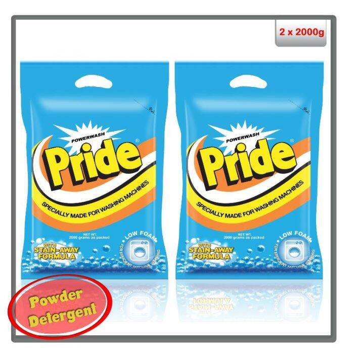 Pride Powerwash Detergent 2000grams by 2pcs | Lazada PH