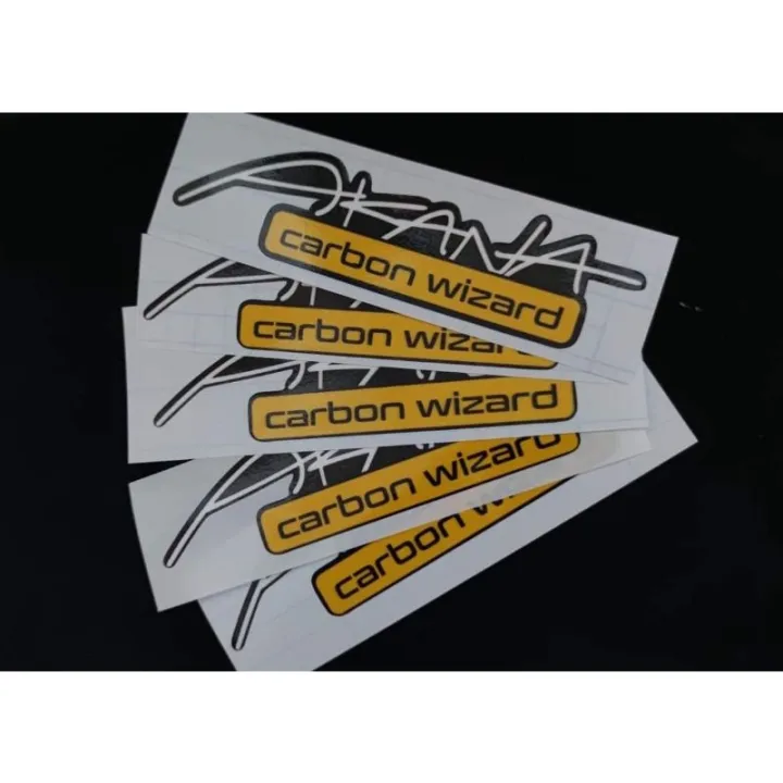 Akana Carbon Wizard vinyl laminated sticker high quality | Lazada PH
