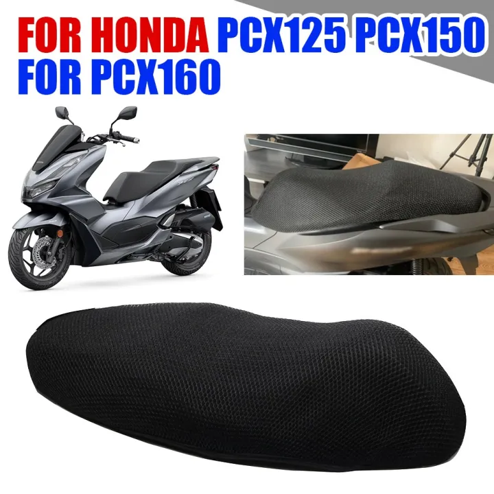 สำหรับฮอนด้า PCX125 PCX150 PCX160 PCX 125 150 160อุปกรณ์มอเตอร์ไซค์ที่นั่งหุ้มเบาะคุ้มครองยาม ...