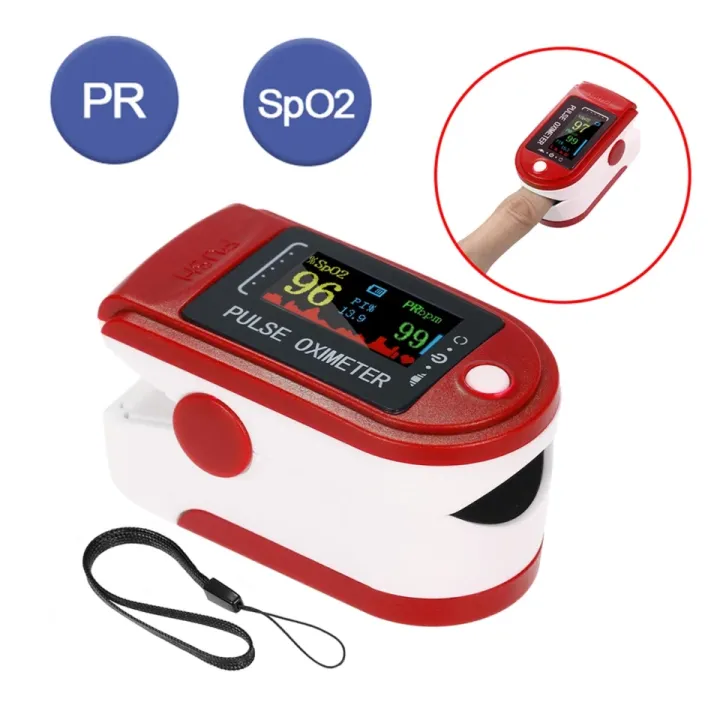 HMY Portable Finger Pulse Oximeter Oxygen Saturation Blood Oxygen ...