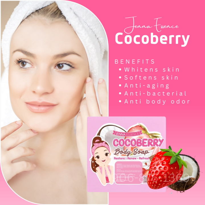 Jenna Cocoberry Whitening Soap Skincare Glow Shine Pampaputi Pampakinis ...