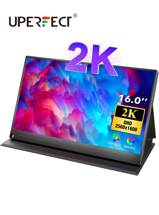 UPERFECT [Local delivery] 2K Computer monitor 16 inch Portable Monitor ...