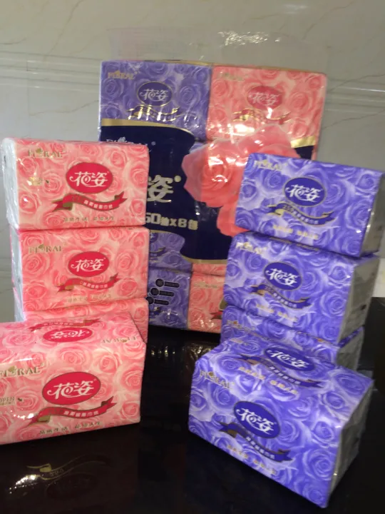 huazi Tissue paper #250 Sheets ( 8 pks/bag) 2ply | Lazada PH