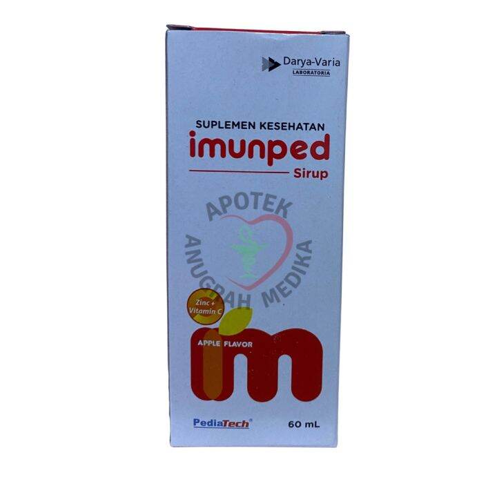 Imunped Sirup rasa Apel 60 ML/Syrup/Vitamin C/Vitamin Anak/Imunitas ...