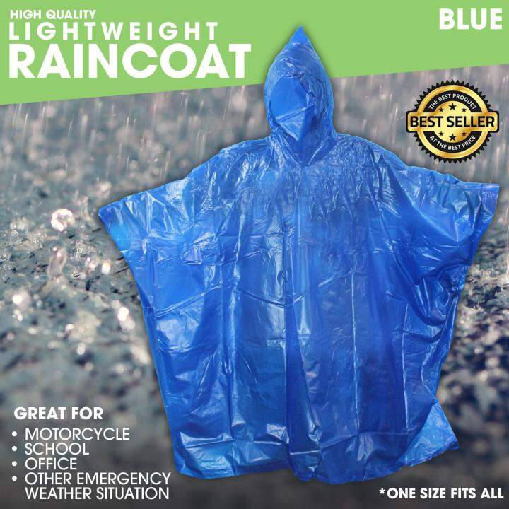 Disposable PONCHO Raincoat/suit/ Kapote (Assorted Colors) | Lazada PH