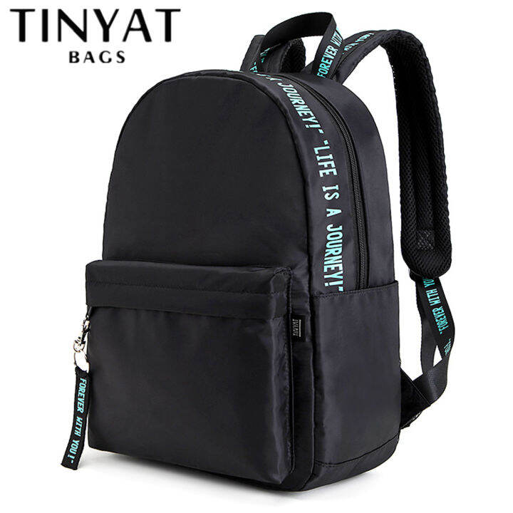 TINYAT Lightweight Casual Unisex Backpack for School Boobags Water ...