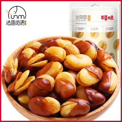 Fasimiyu Be & Cheery BaiCaoWei Orchid bean 100g, ถั่วปากอ้า, ถั่วตะกละกรอบ ขนมขบเคี้ยว ขนมขบ ...