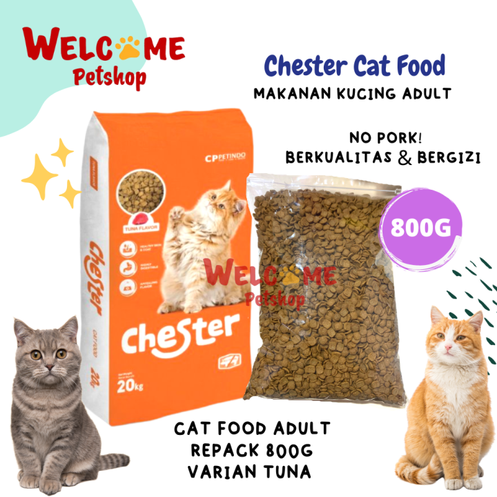 Chester 800g Makanan Kucing Cat Food Adult Dry Pakan Kucing Enak Wangi ...