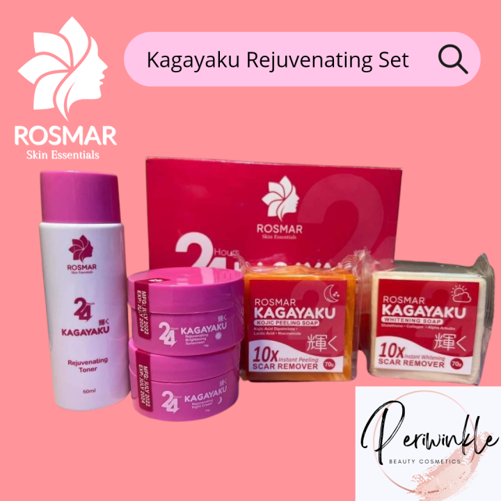 Rosmar Kagayaku Rejuvenating Kit | 24 Hours 5 in 1 Rejuv Set | Lazada PH