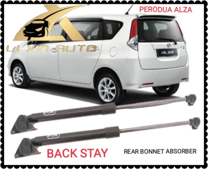 PERODUA ALZA REAR ( BELAKANG ) BONNET ABSORBER BACK STAY ( OEM FITTING ...