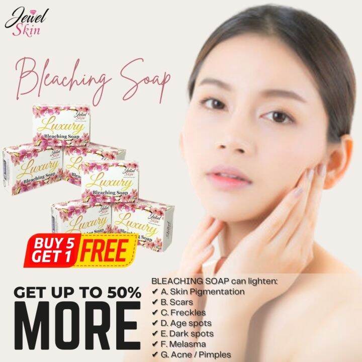 [Buy 5 Take 1 FREE ] Jewel Skin Luxury Bleaching Soap | Ultra Bleaching ...