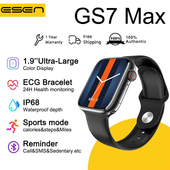 ESEN Watch GS7/GS8 MAX Smart Watch GPS 90 Sport Modes 14-day Battery Life SP02 & Heart Rate ...