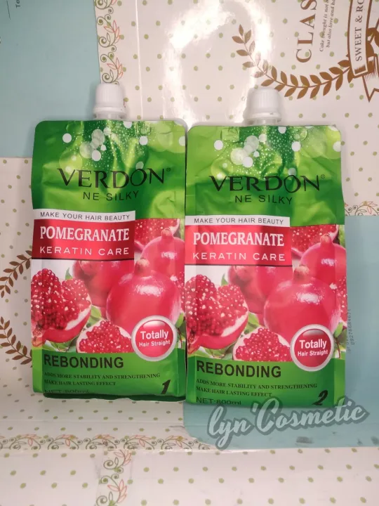 Verdon Silky Pomegranate/argan Keratin Care Rebonding 800ml | Lazada PH