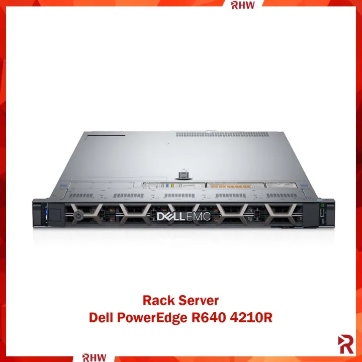 1U R640 Xeon Rack Server Dell EMC Poweredge Xeons Silver 4108 64GB (4x3 ...