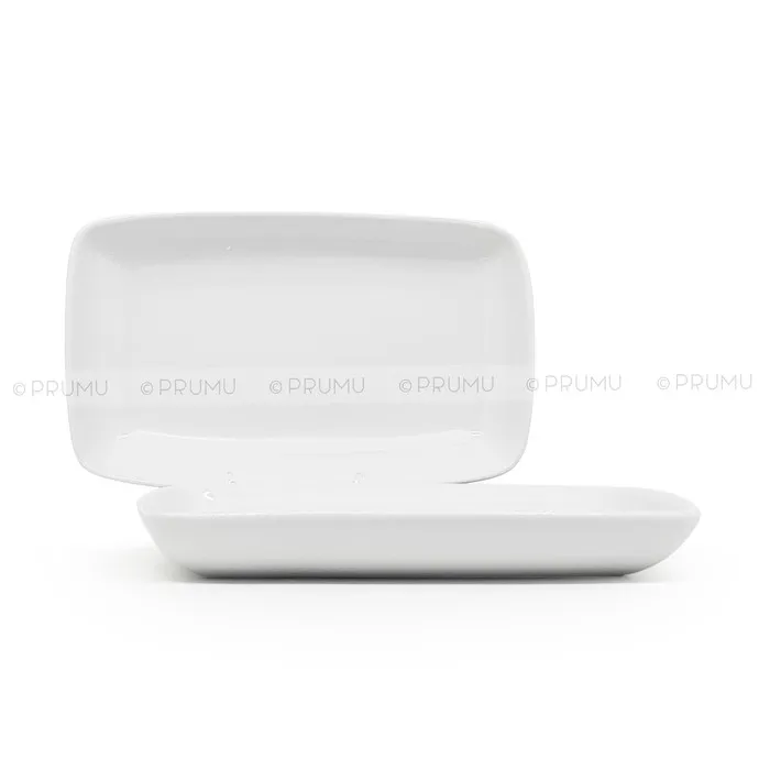 Piring porselen 9,5" - Piring saji - Piring persegi panjang - Piring ...