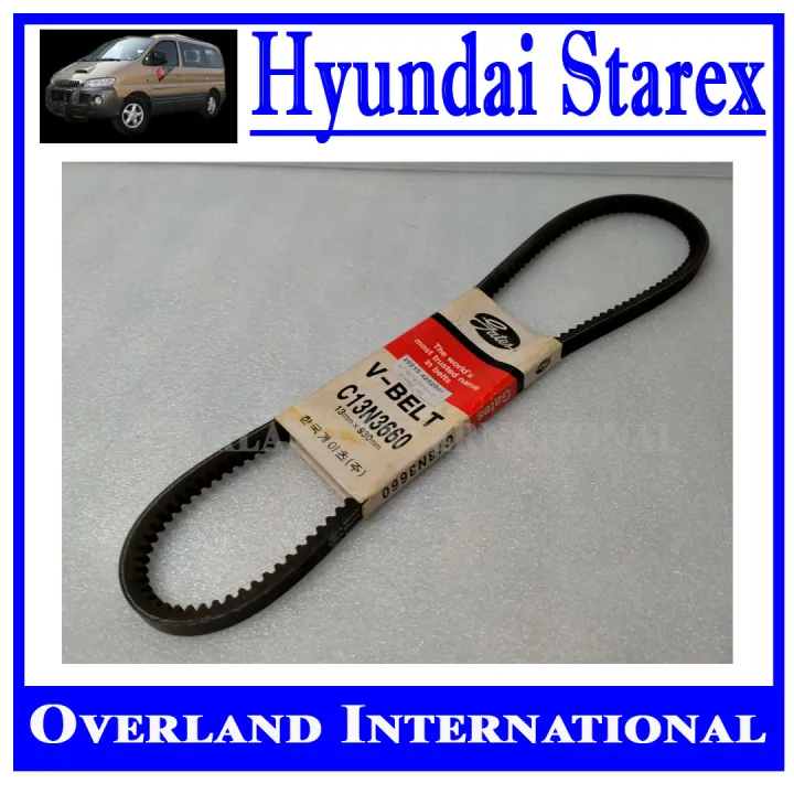 ALTERNATOR V-BELT, A-37 WITH TEETH, For Hyundai Starex, 25215-42020WT ...