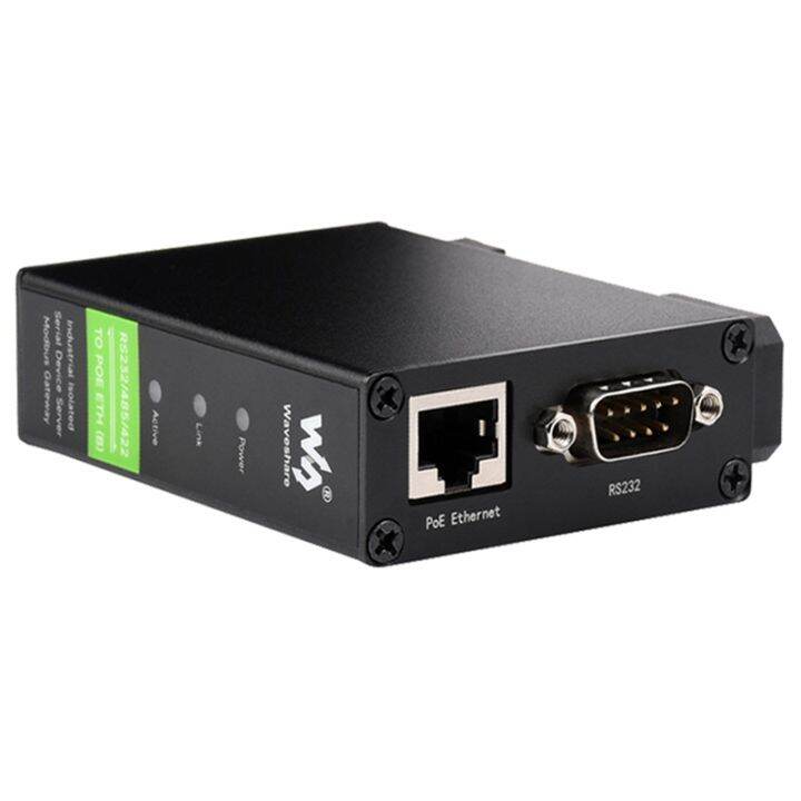Waveshare DIN-Rail Serial Server RS232/485/422 to RJ45 Ethernet TCP/IP ... Waveshare DIN-Rail Serial Server RS232/485/422 to RJ45 Ethernet TCP/IP ...