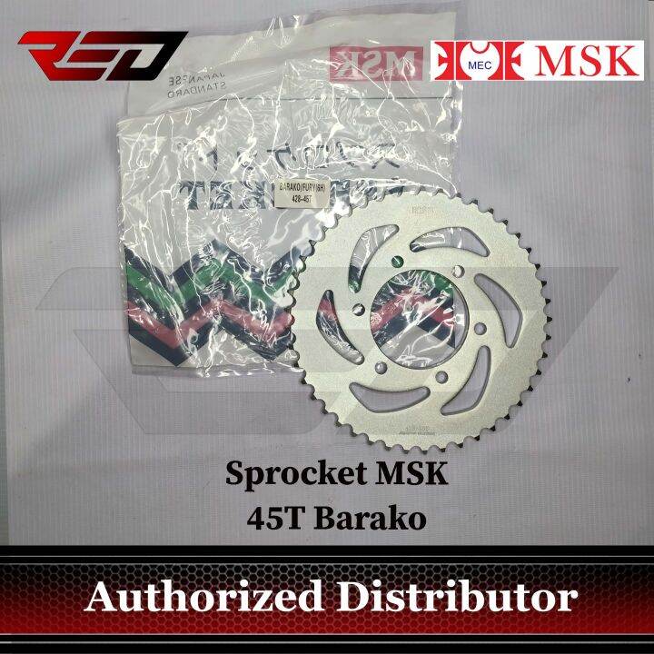 MSK Sprocket 32T/34T/36T/38T/40T/42T/45T TMX / HD3 / Wind / Barako ...