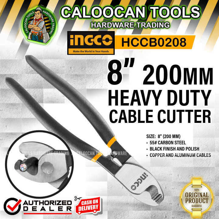INGCO Heavy Duty 8" 200mm Cable Cutter (HCCB0208) CALOOCAN TOOLS ...
