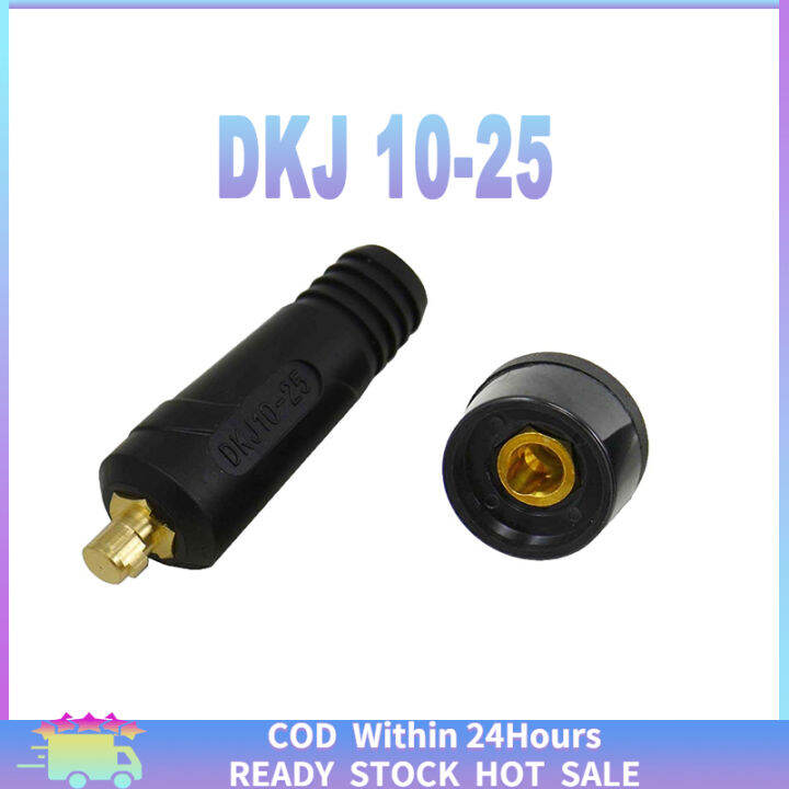 【Ready Stock】DKJ10-25 Welding Cable Panel Connector Accessory Plug ...